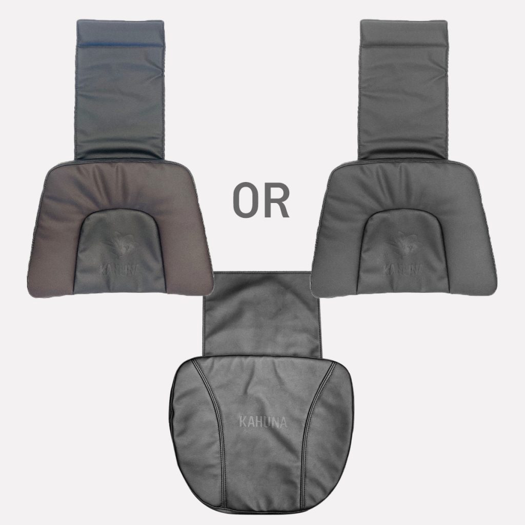 LM-6800 Headrest Pillow Black with Velcro - Kahuna Massage Chair Service